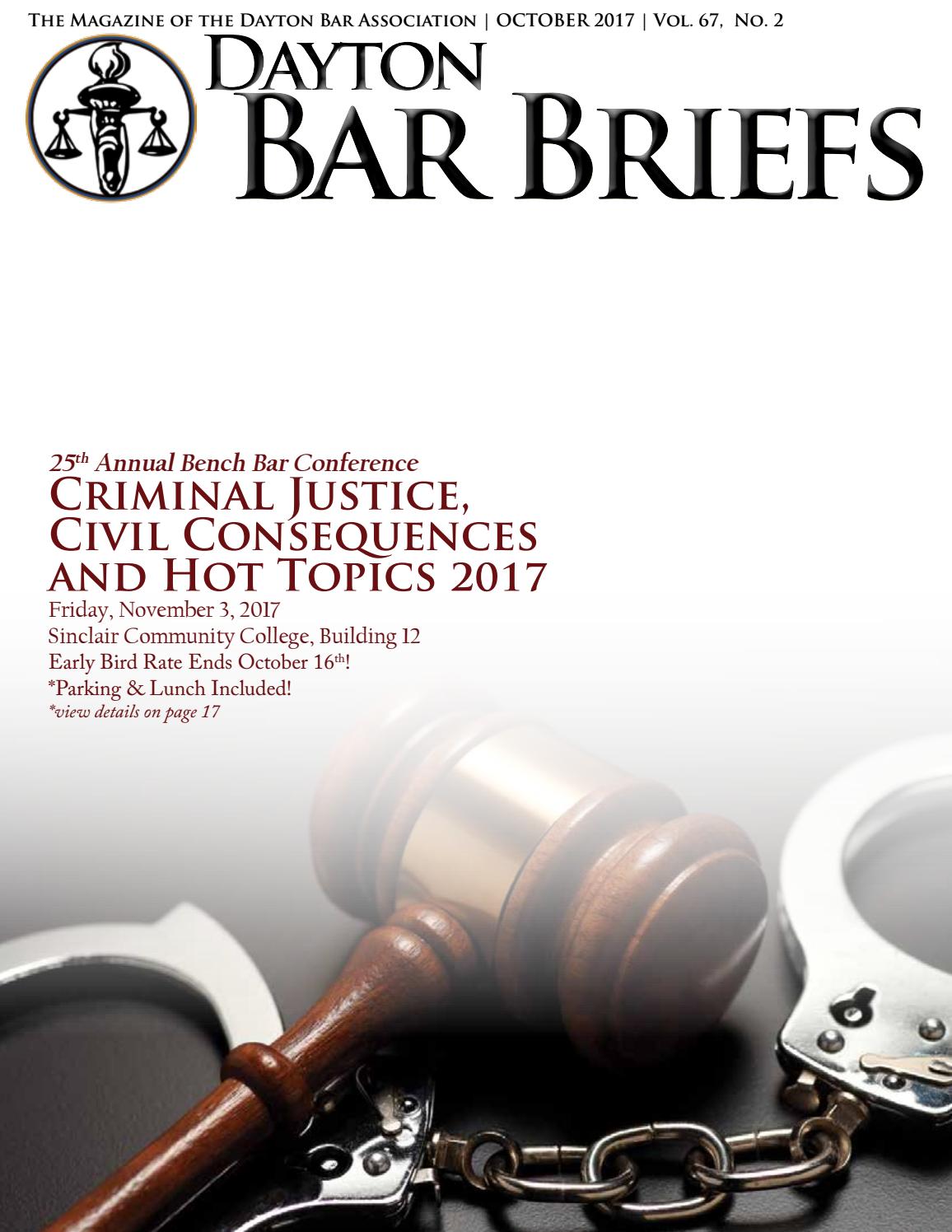 October 2017 small file by Dayton Bar Association - Issuu