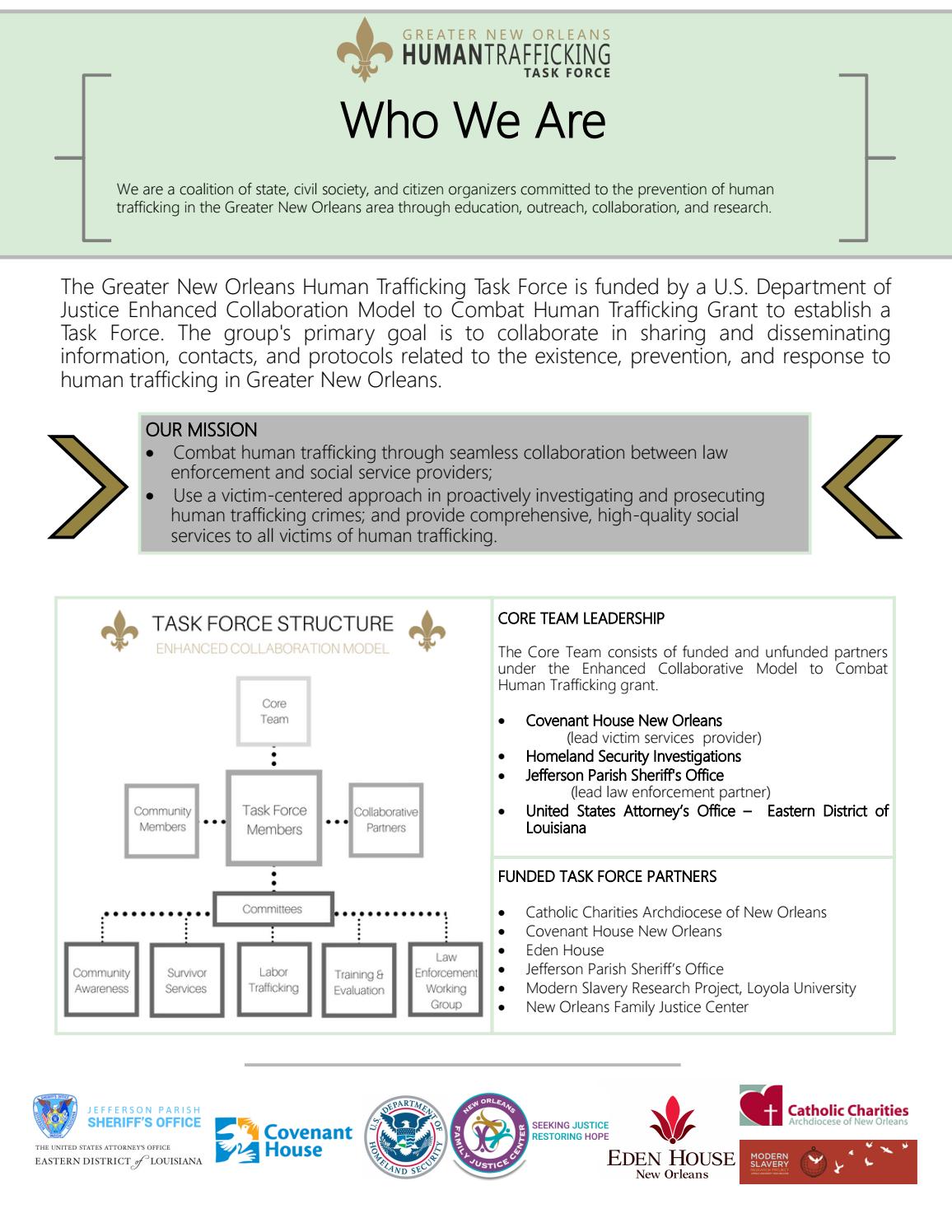 Task Force informational by Greater New Orleans Human Trafficking Task ...