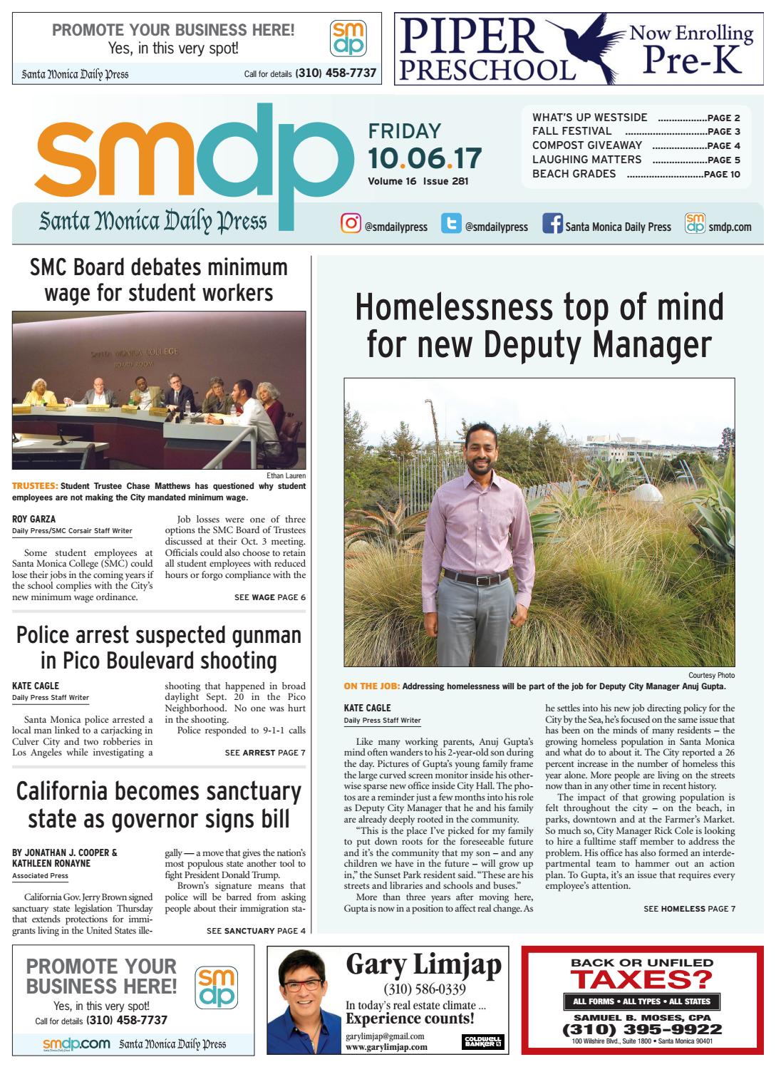 Friday, October 6, 2017 by Santa Monica Daily Press - Issuu