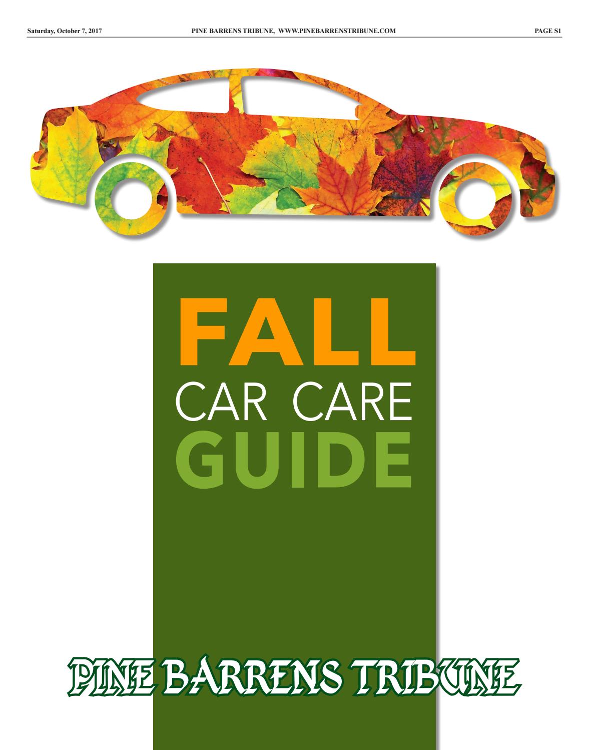 Fall car care 2017 by Pine Barrens Tribune - Issuu