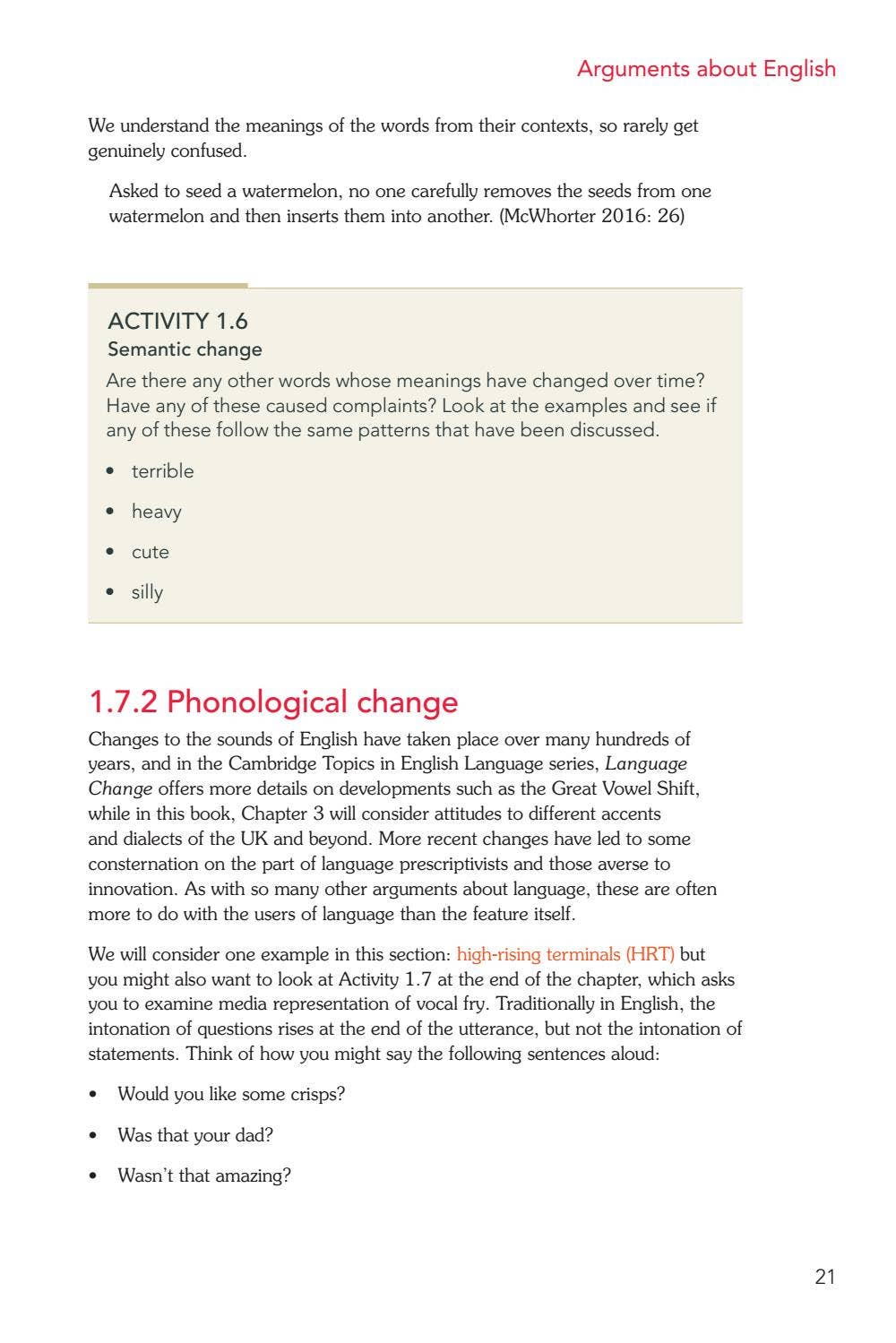 Preview Cambridge Topics in English: Attitudes to Language by Cambridge ...