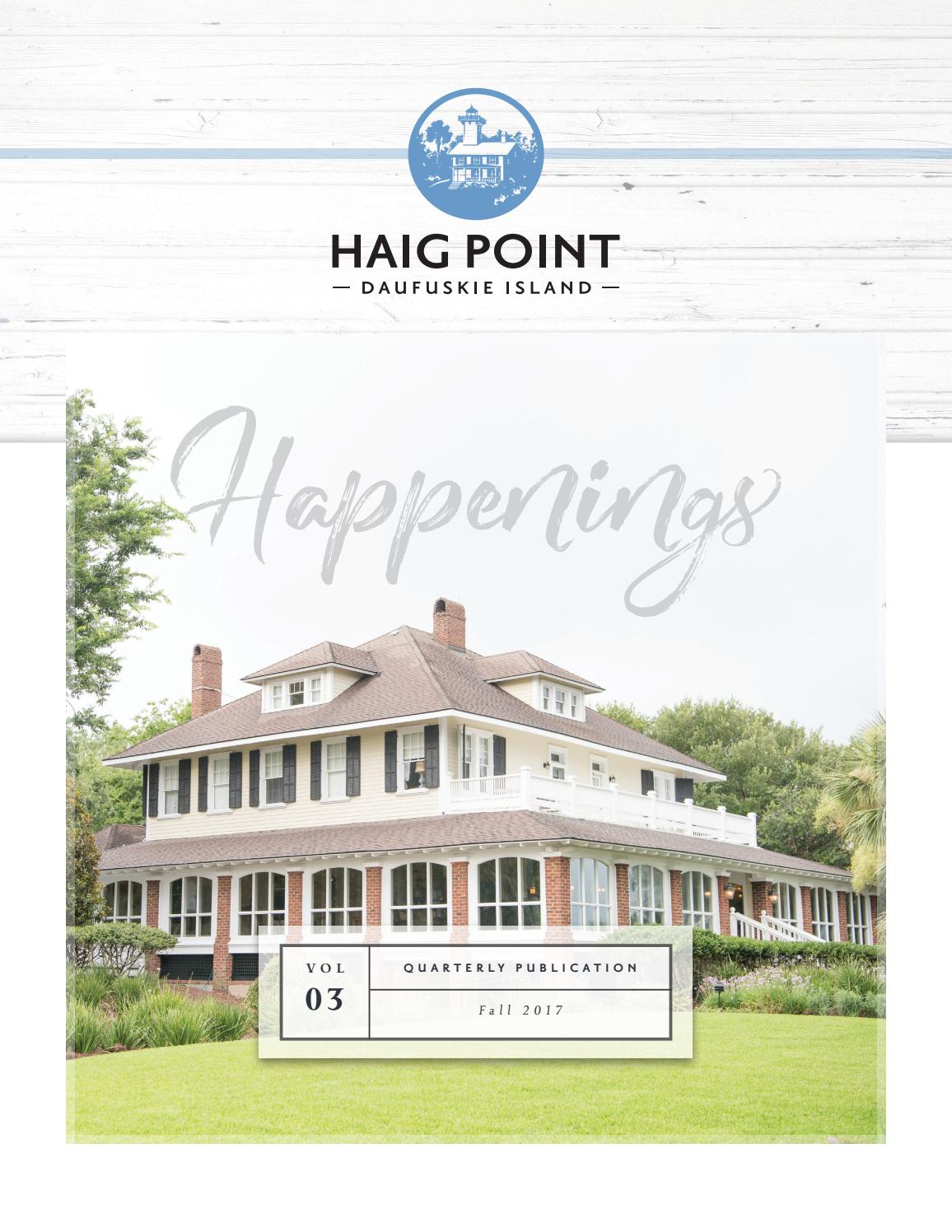 Fall 2017 Haig Point Happenings by Haig Point Club and Community ...