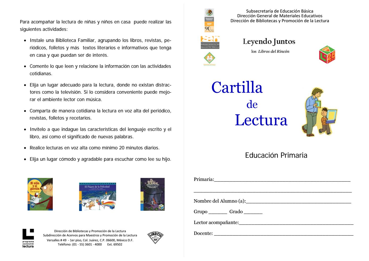 Cartilla de lectura primaria by David Betan - Issuu