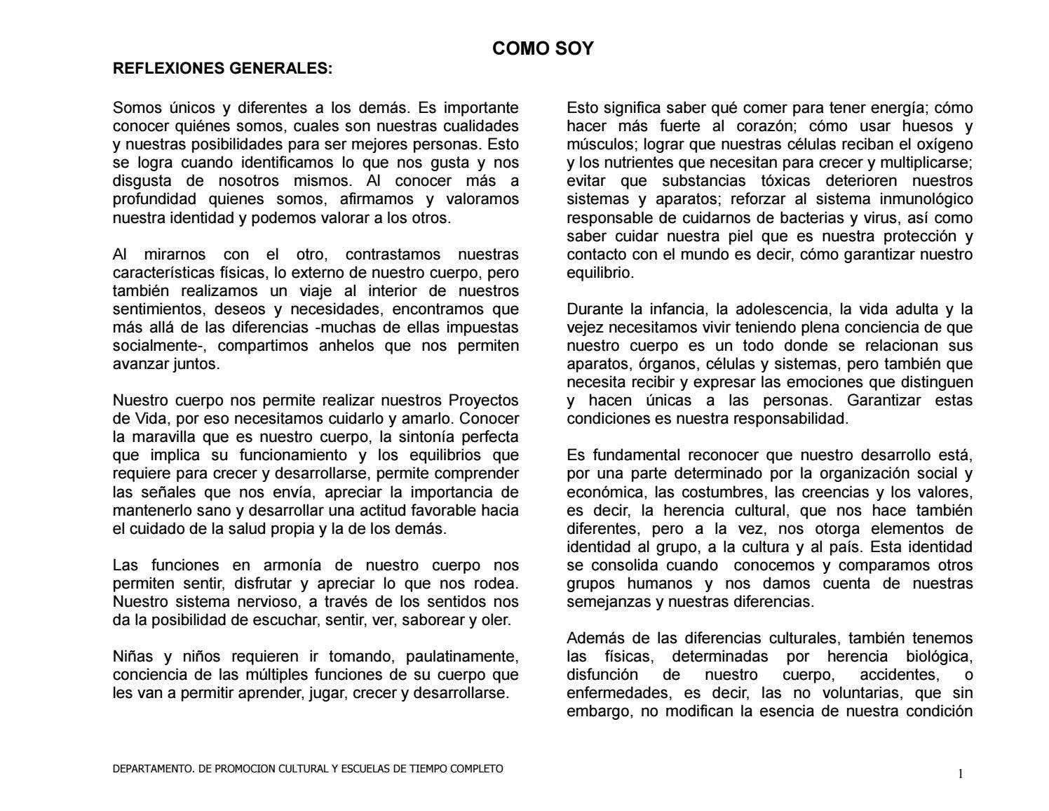 Como soy ( 12 Proyectos del aula) by David Betan - Issuu