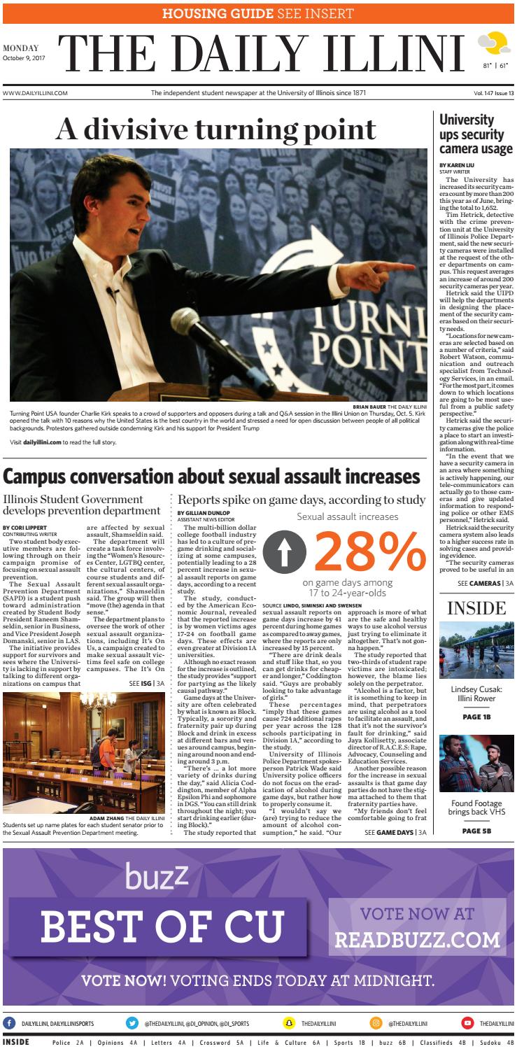 The Daily Illini: Volume 147 Issue 13 by The Daily Illini - Issuu