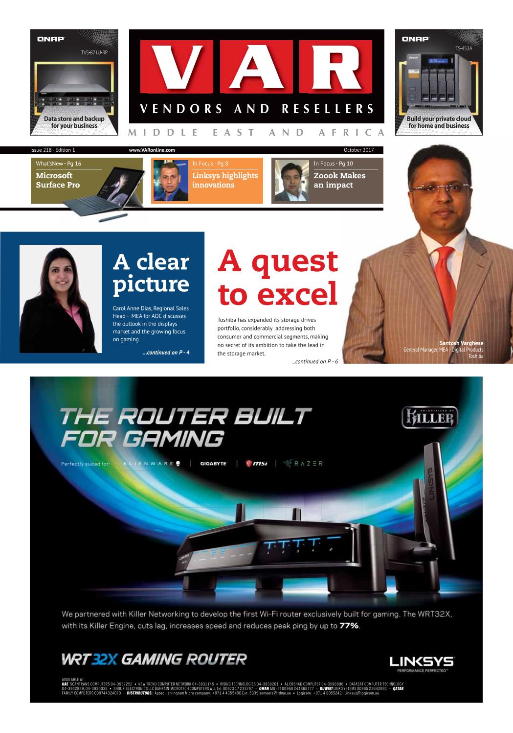 VAR Vendors and Resellers October 2017 Edition 1 by INTEGRATOR MEDIA ...