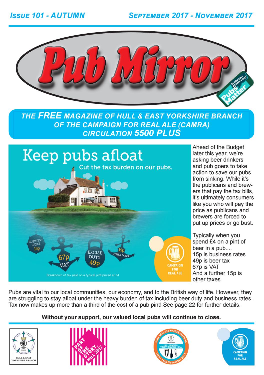 Pub Mirror Issue No.101 September - November 2017 by Nic Gough - Issuu
