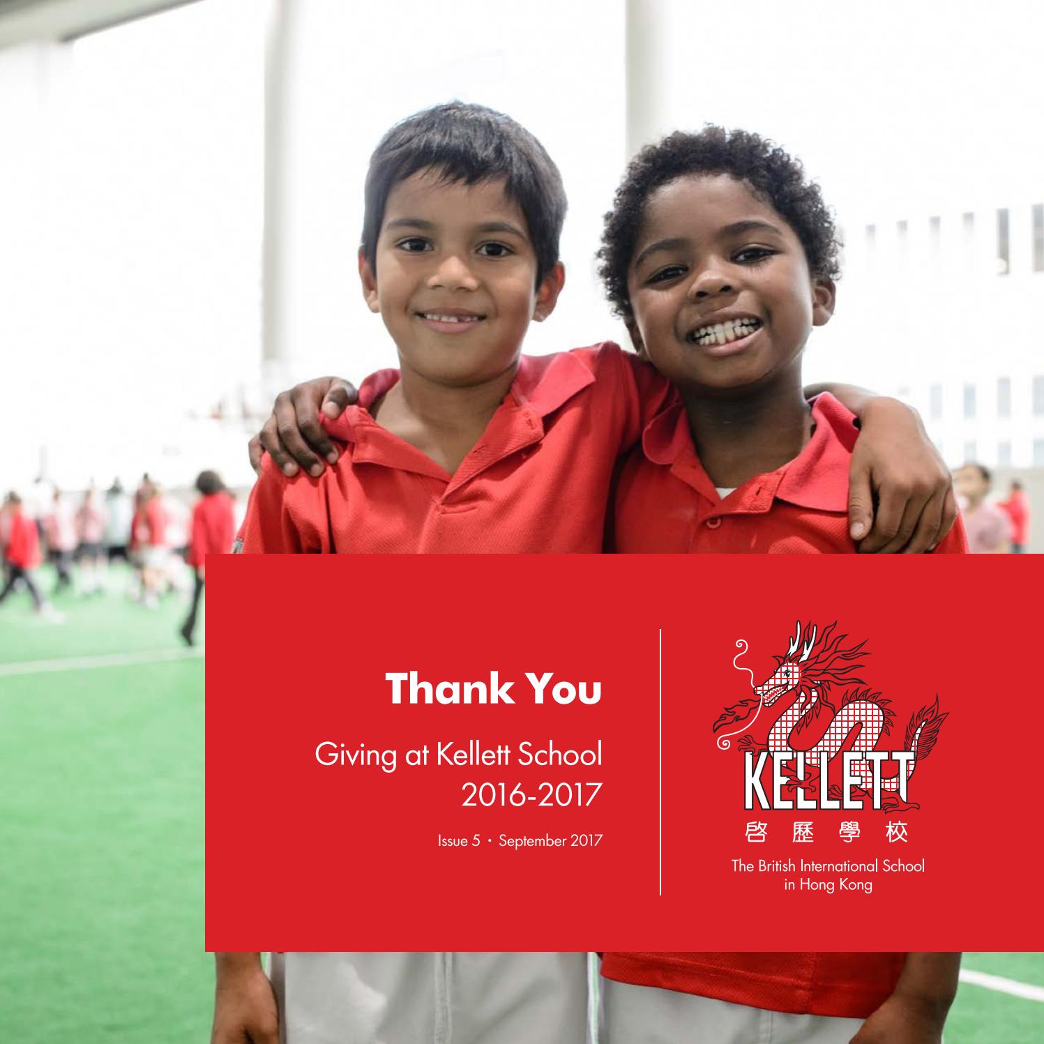 Thank You Magazine 2016-17 by Kellett School - Issuu
