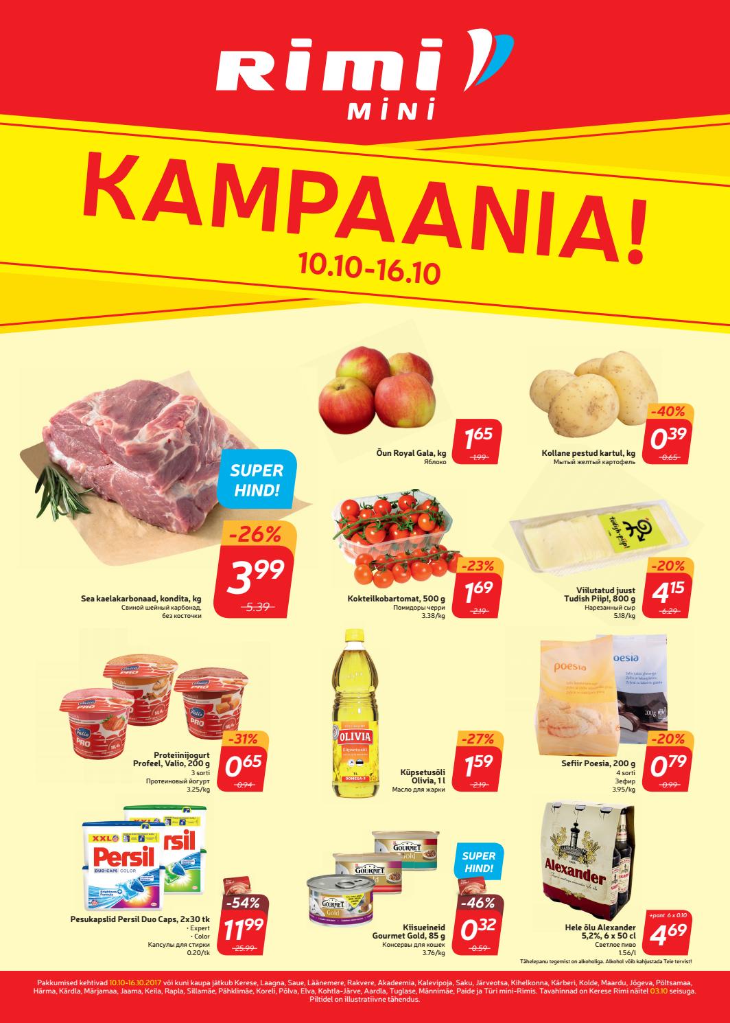 W41 mini-Rimi kampaania (10.10-16.10) by Rimi - Issuu