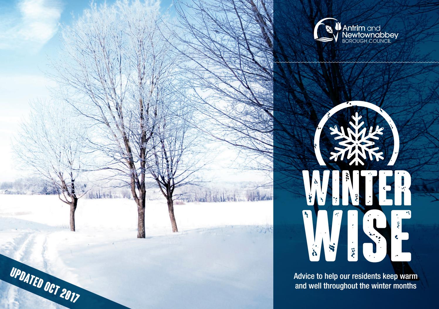 Winter Wise 2017/18 by Antrim and Newtownabbey Borough Council - Issuu