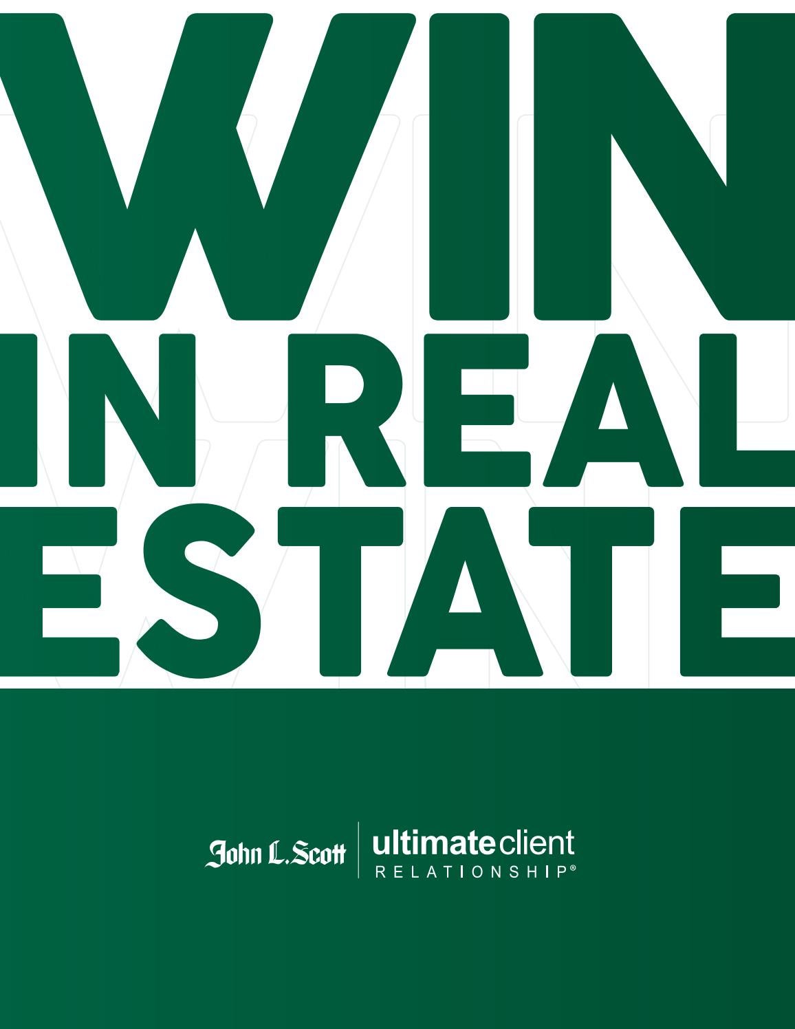 Win In Real Estate by John L. Scott Real Estate - Issuu