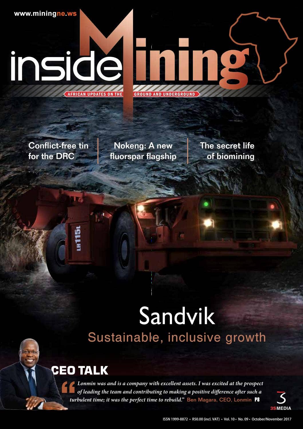 Inside Mining October November 2017 by 3S Media - Issuu