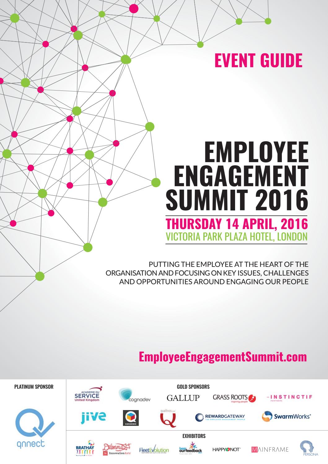 2016 Employee Engagement Summit Guide by Engage Business Media - Issuu
