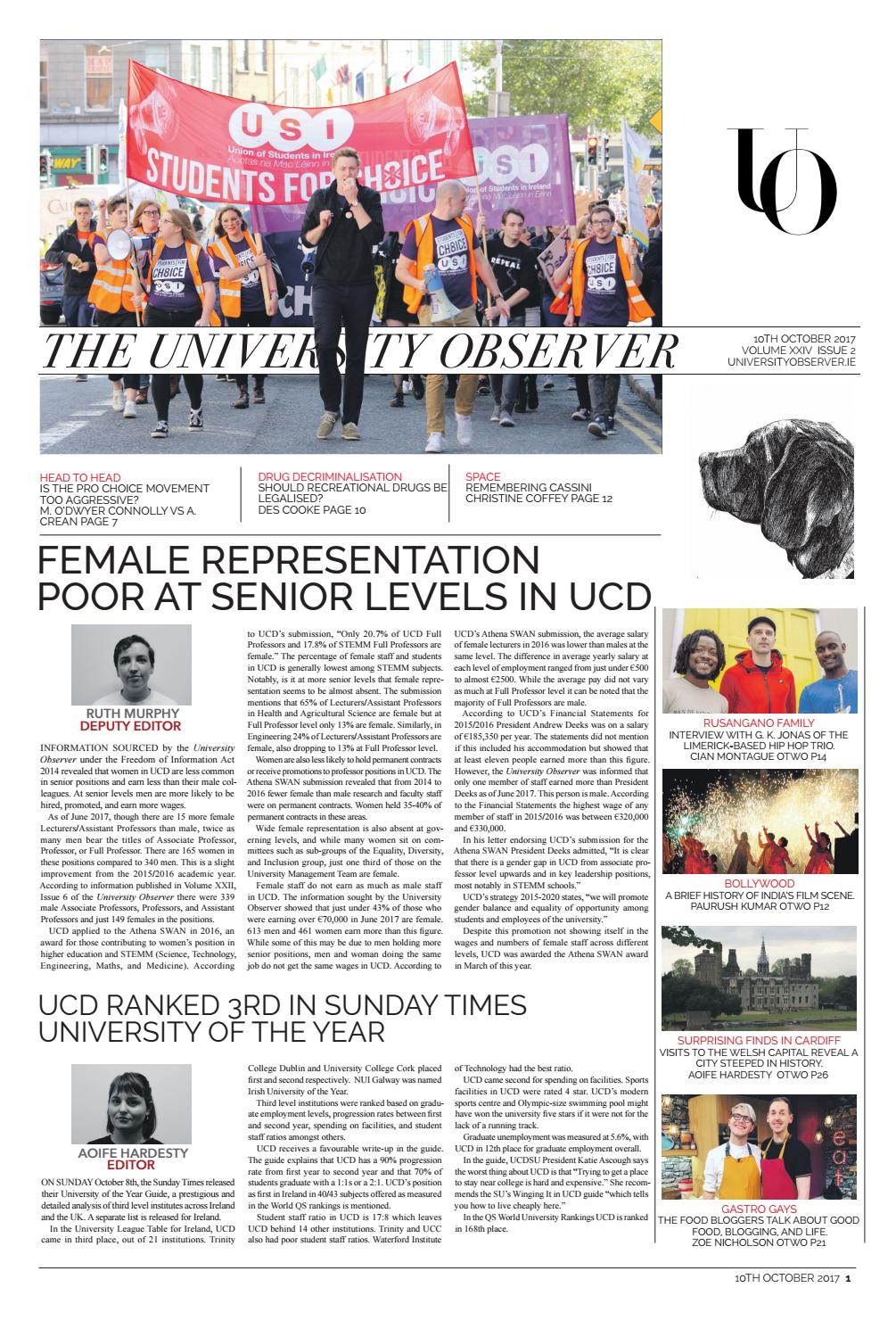 VOL. XXIV, Issue 2, UO by The University Observer - Issuu