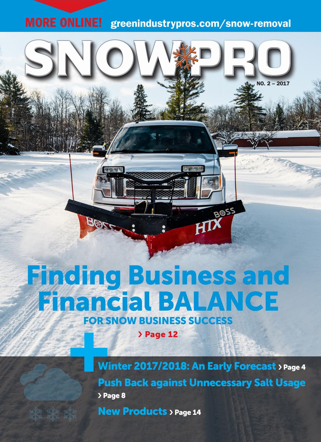 SnowPRO No.2, 2017 by GreenIndustryPros.com - Issuu