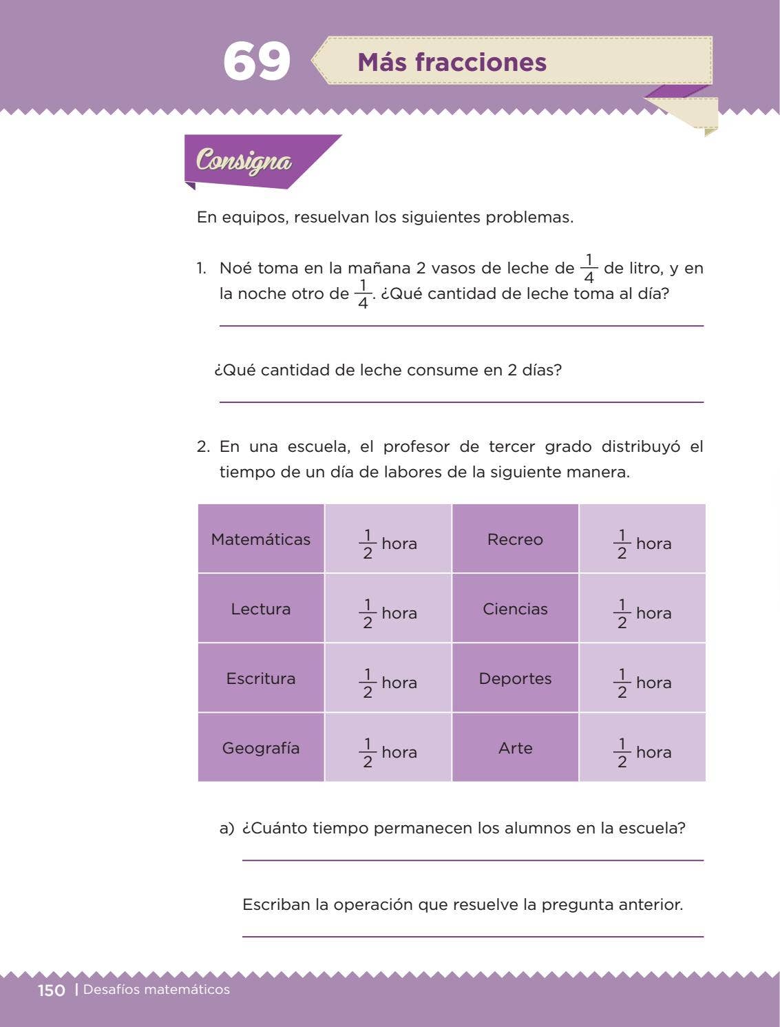 Desafios matematicos libro alumno libro de texto primaria tercer grado ...