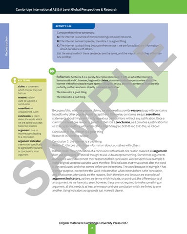 Preview Cambridge international AS & A Level Global Perspectives ...