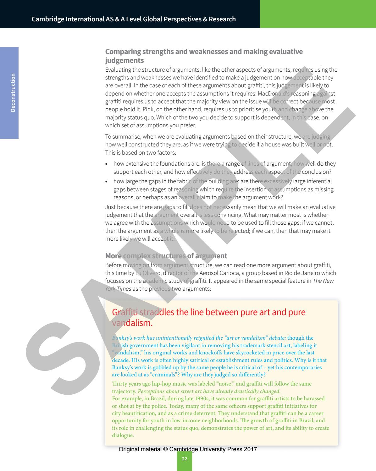 Preview Cambridge international AS & A Level Global Perspectives ...