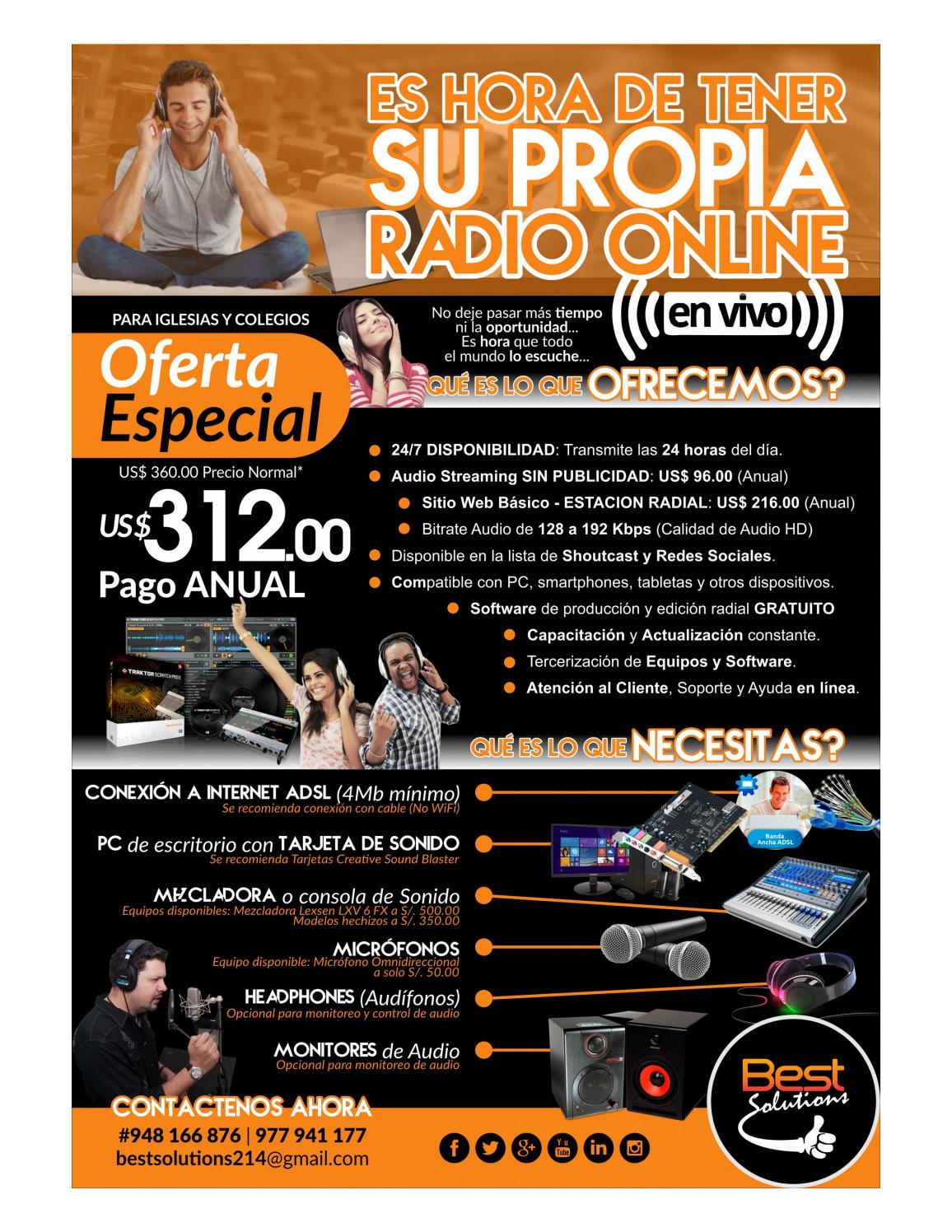 Oferta bs radio web by Joel Barbaran - Issuu