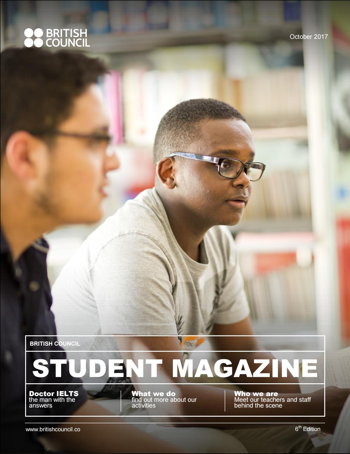 Student magazine 6th edition by British Council - Issuu
