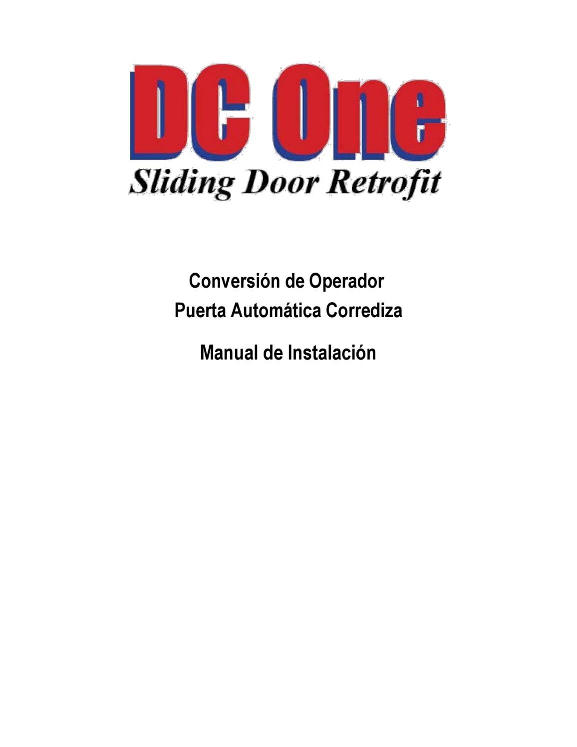 DC One Manual español 2017 by Door Controls USA - Issuu