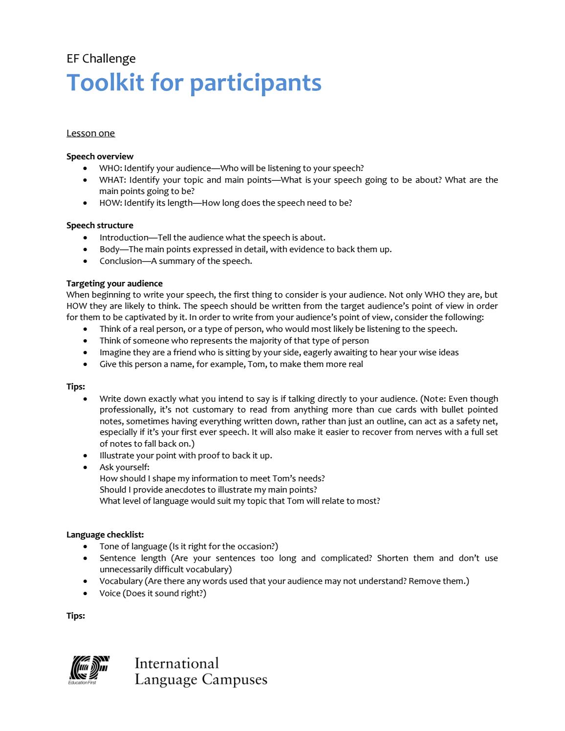 EF Challenge_Student_Toolkit by EF Education First - Issuu