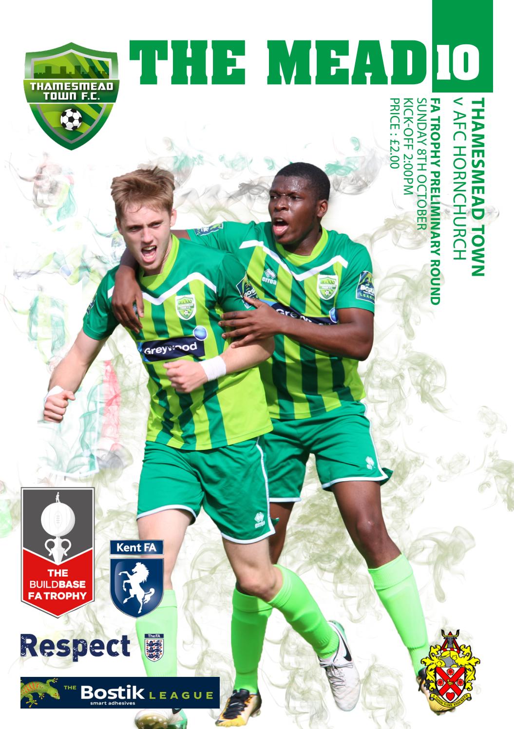 Thamesmead Town vs AFC Hornchurch by Jamie Barwick - Issuu