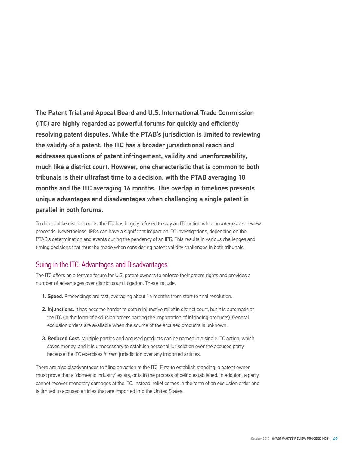 Inter Partes Review Proceedings: A Fifth Anniversary Report by Perkins ...