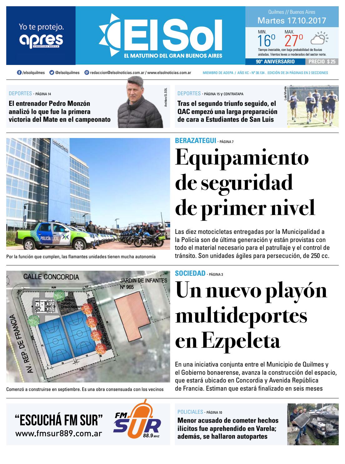 Diario EL SOL 17-10-2017 by Diario EL SOL - Issuu