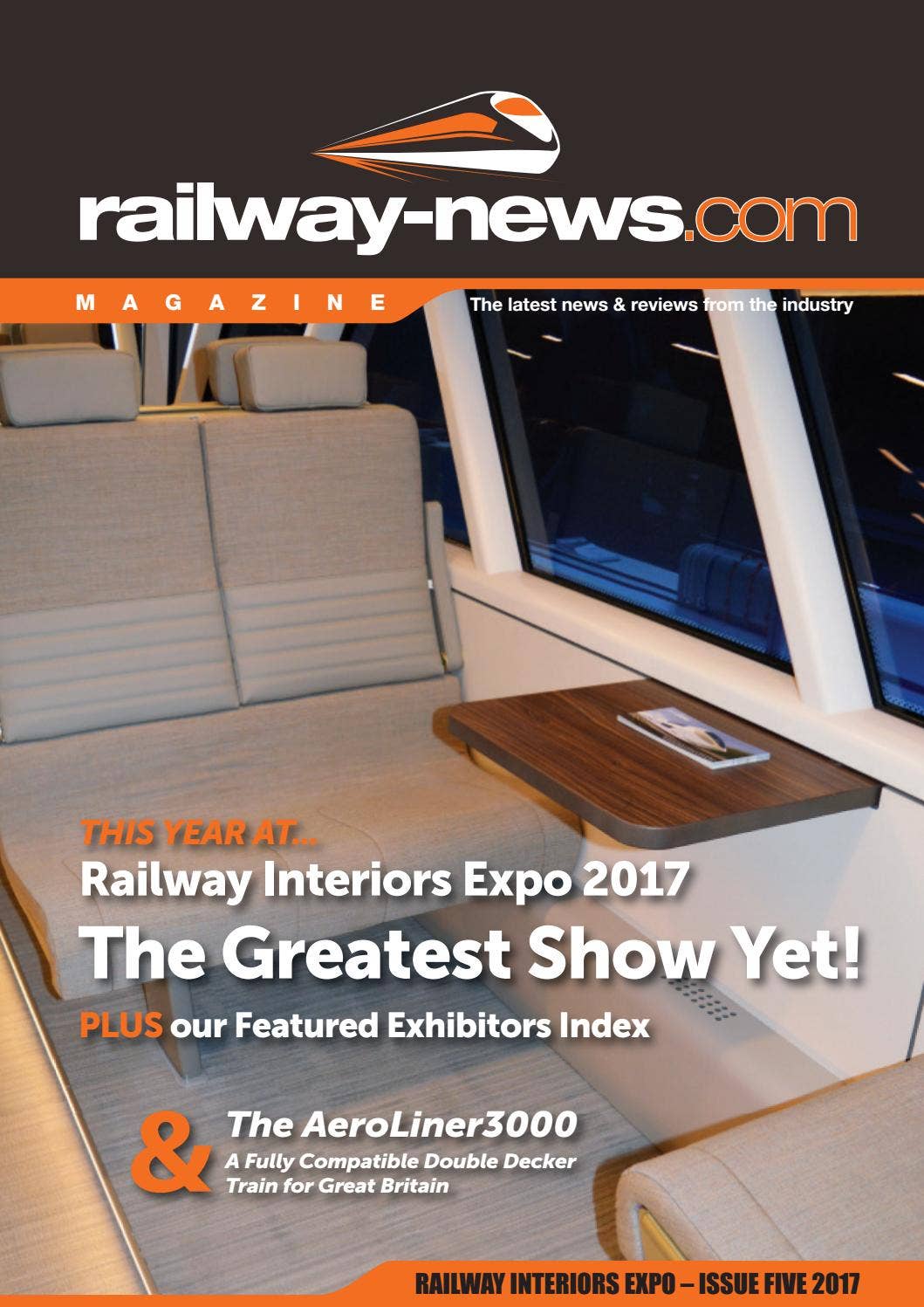 Railway-News Magazine Railway Interiors Expo Issue 5 2017 by a2b Global Media - Issuu