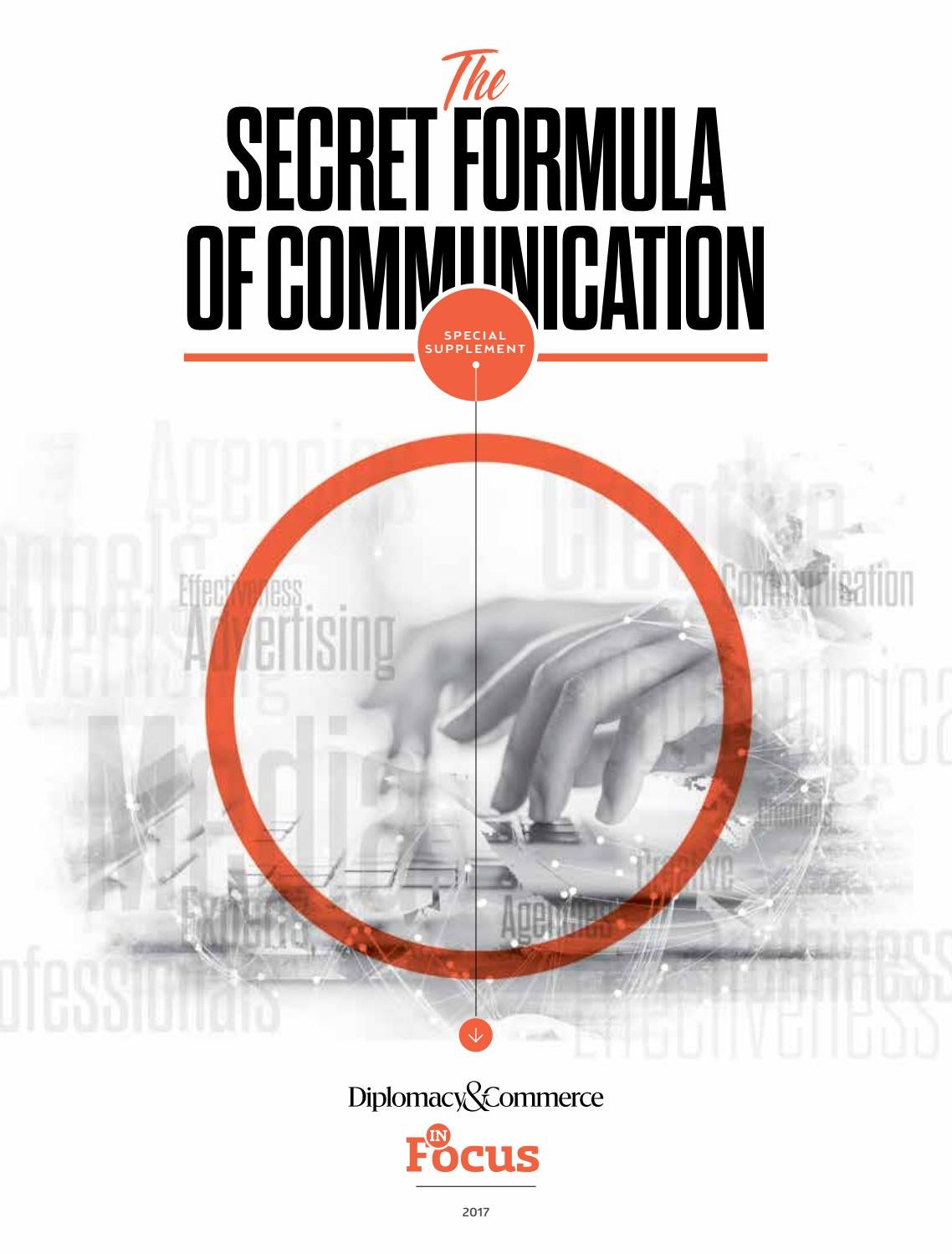 The secret formula of communication 2017 by Diplomacy&Commerce magazine ...