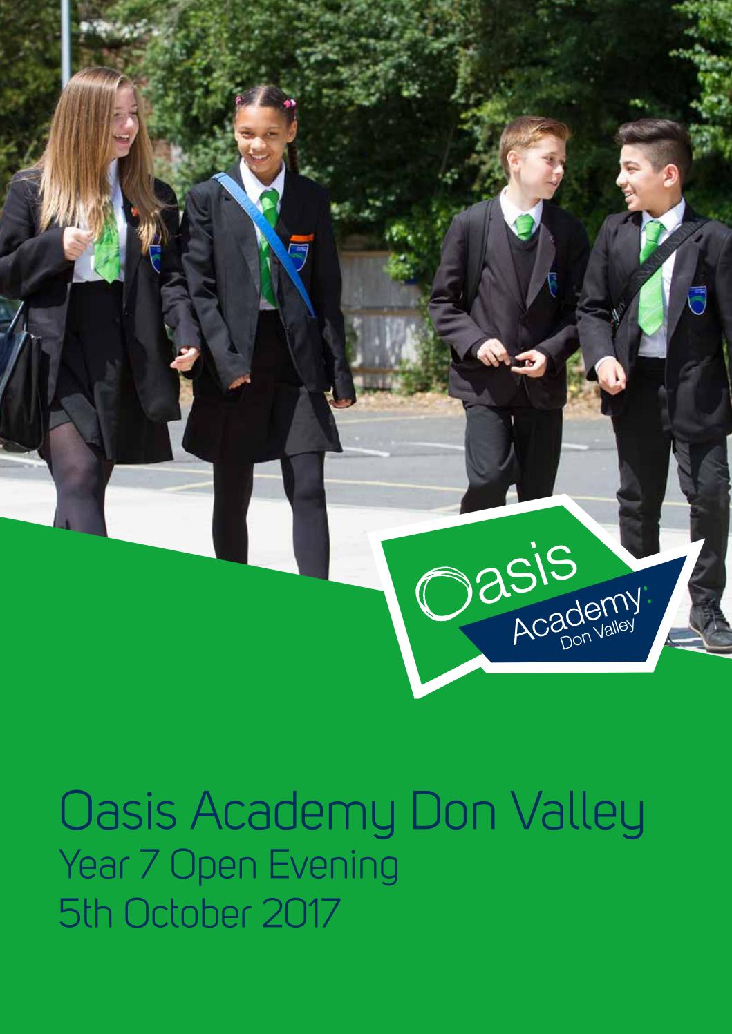 Don valley prospectus 2017 web spreads by Oasis Community Learning - Issuu