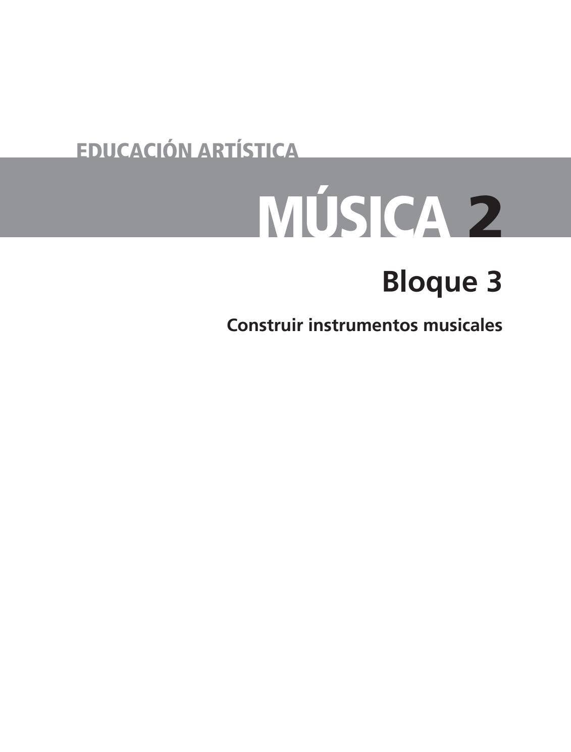 Musica ii segundo grado by Admin MX - Issuu