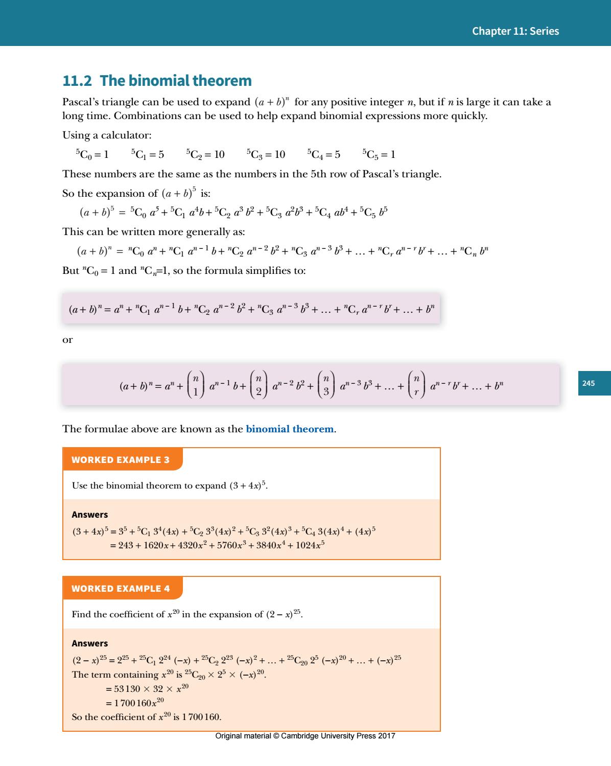 Preview Cambridge IGCSE And O Level Additional Mathematics Coursebook Preview Cambridge IGCSE And O Level Additional Mathematics Coursebook