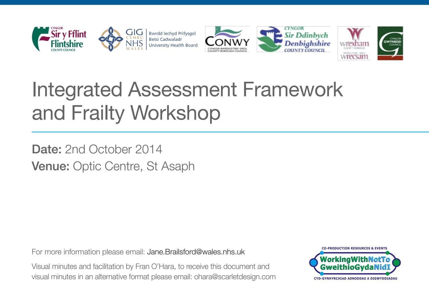 Integrated Assessment Framework and Frailty Workshop by Scarlet Design International Ltd. - Issuu