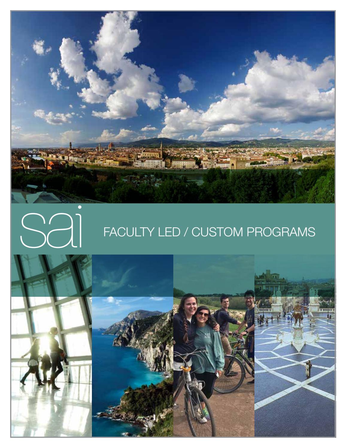 SAI Faculty Led Brochure by SAI Programs - Issuu