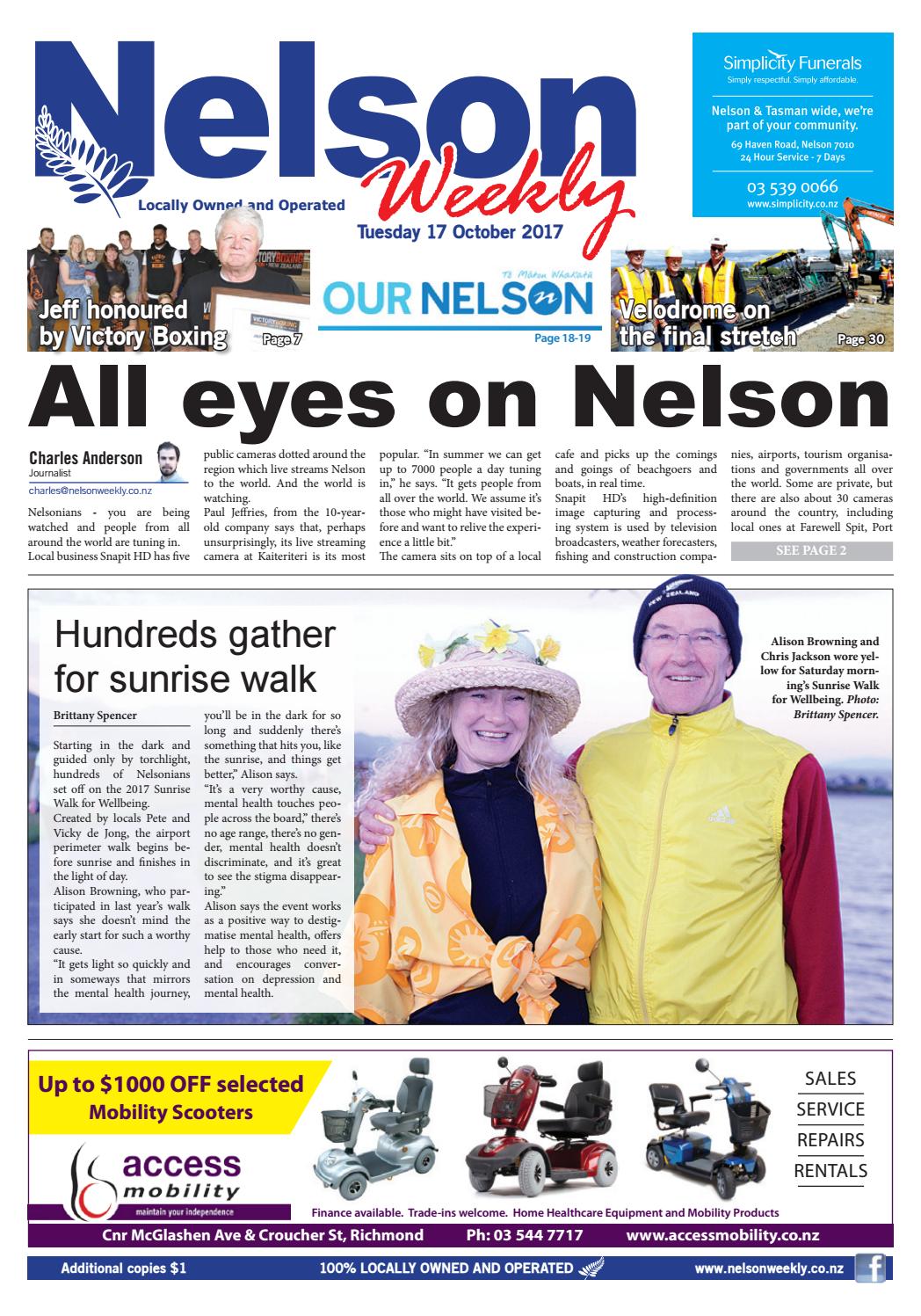 October 17 2017 nelson weekly 36pgs web by Top South Media - Issuu