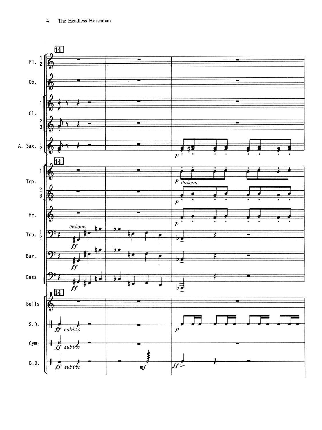 The Headless Horseman for concert band by Timothy Broege by Manhattan ...