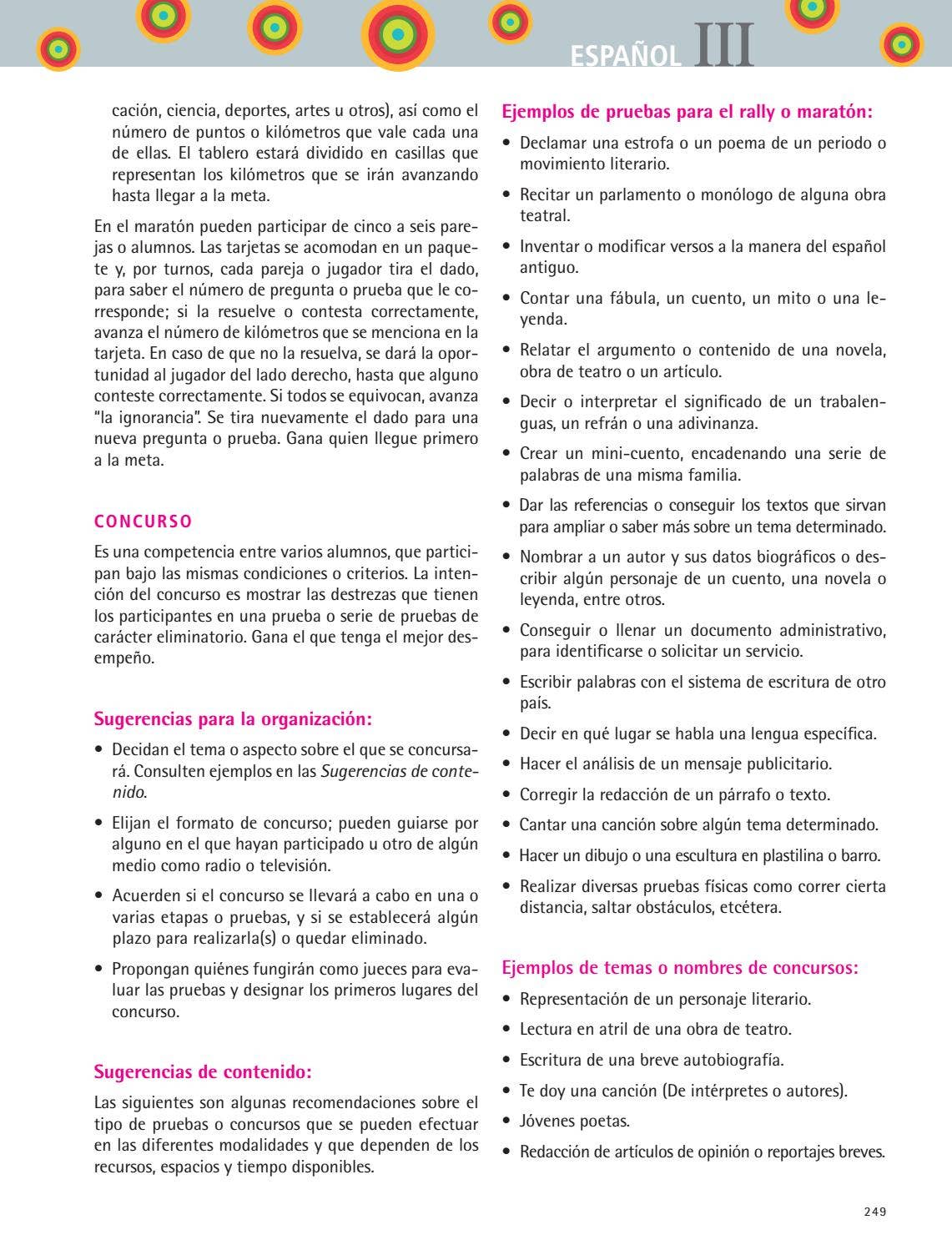 Espanol iii lpa v1 tercer grado by Admin MX - Issuu