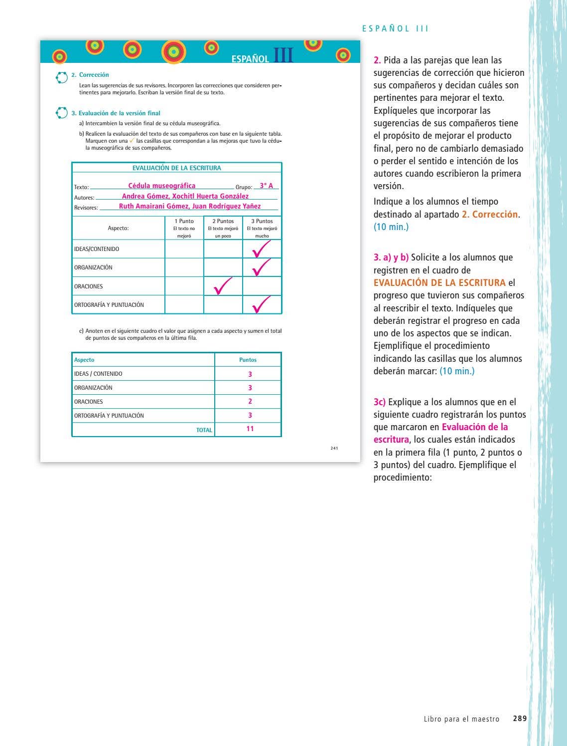Espanol iii lpm v1 tercer grado by Admin MX - Issuu