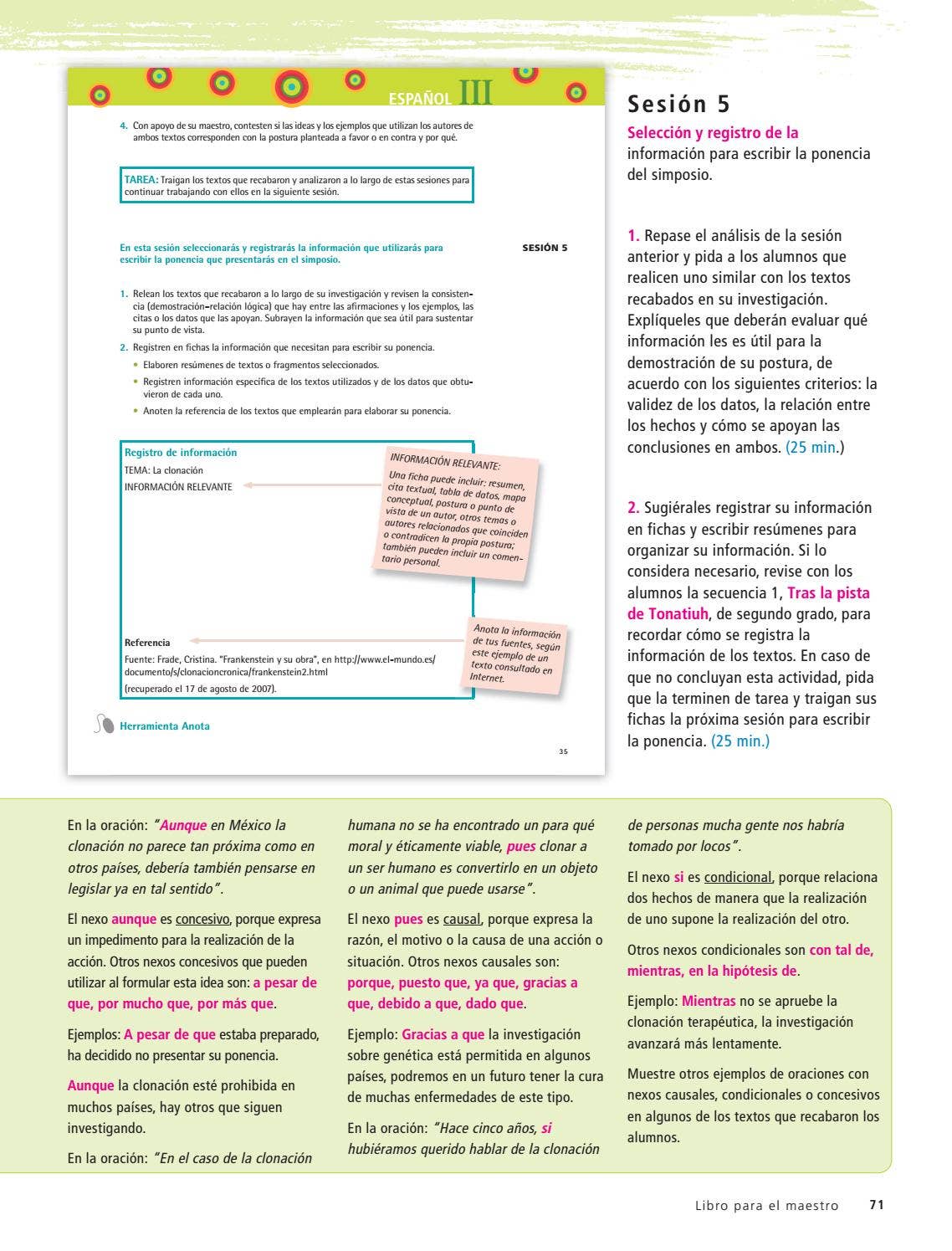 Espanol iii lpm v1 tercer grado by Admin MX - Issuu