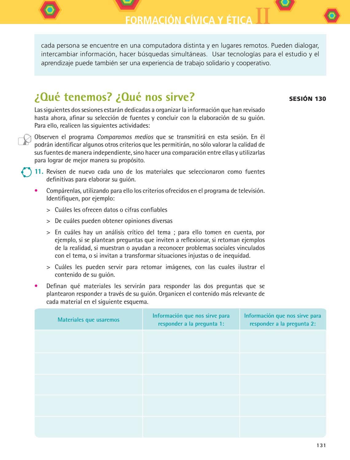 Formacion civica y etica 2 lpa v2 tercer grado by Admin MX - Issuu
