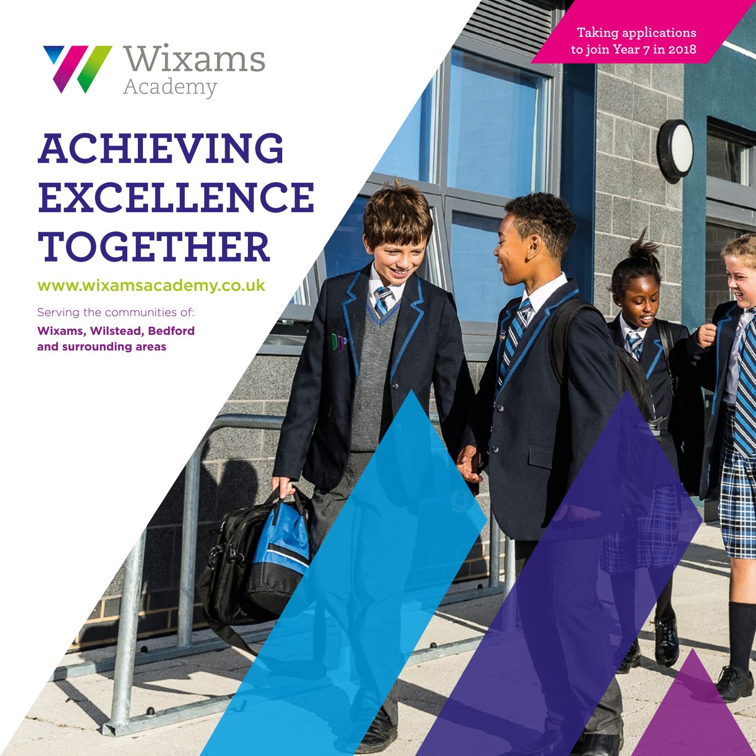 Wixams Academy Prospectus 2017-18 by The Bedford College Group - Issuu