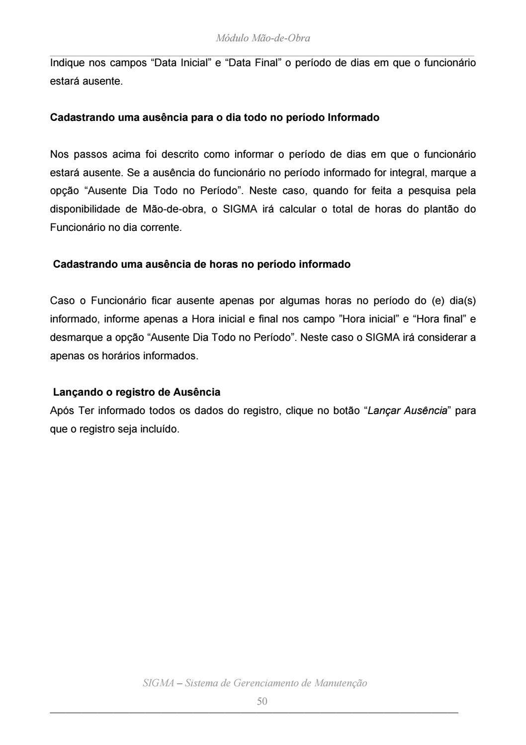 Manual de implanta%c3%a7%c3%a3o sigma 2010 by Rede Industrial - Issuu