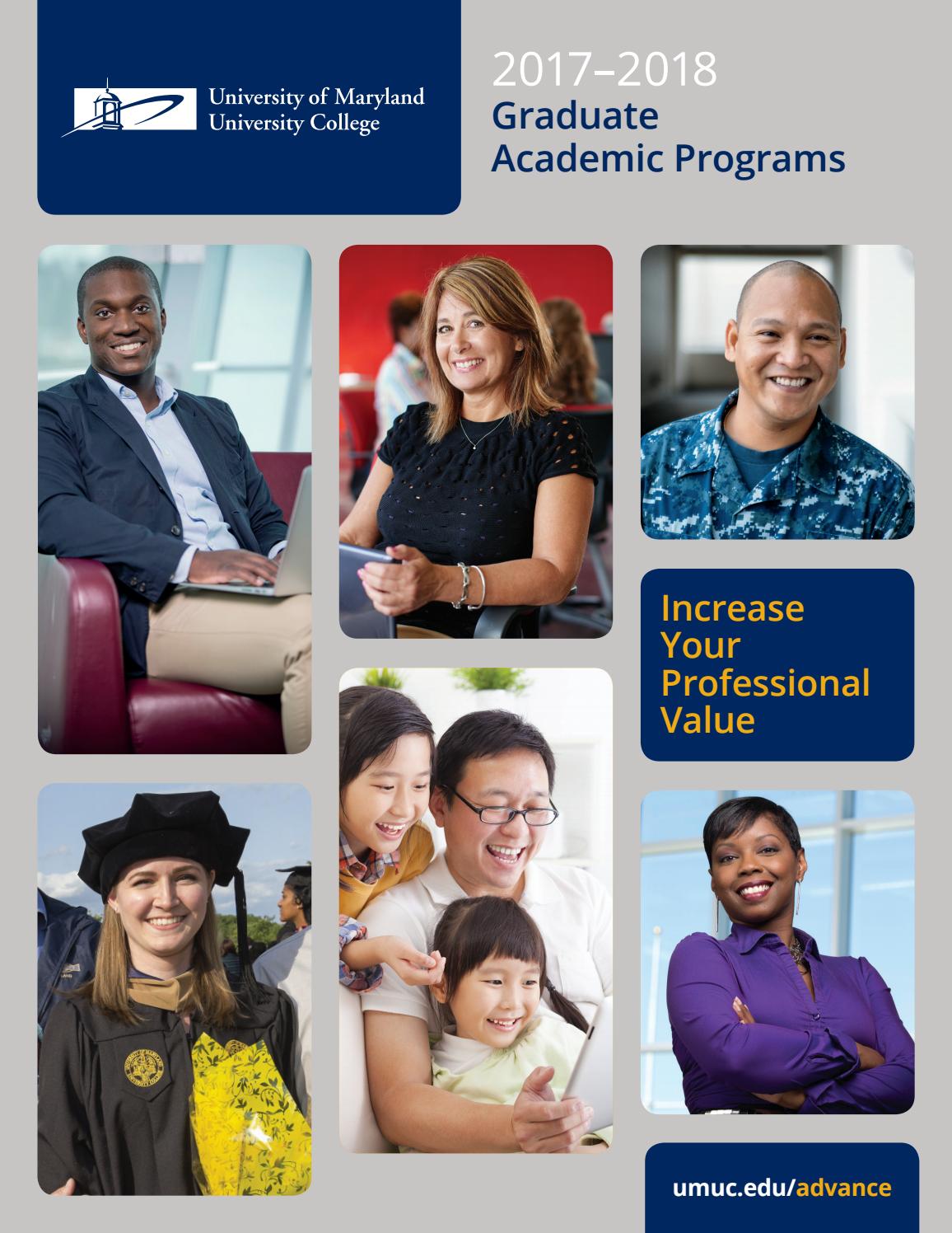 UMUC Graduate Prospect Brochure by University of Maryland Global Campus ...