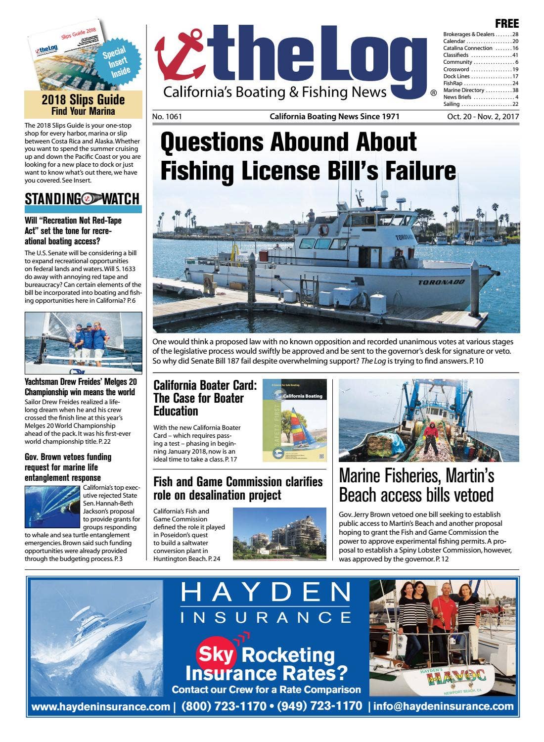 Oct. 20 - Nov. 2, 2017 – The Log Newspaper by Duncan McIntosh Company ...
