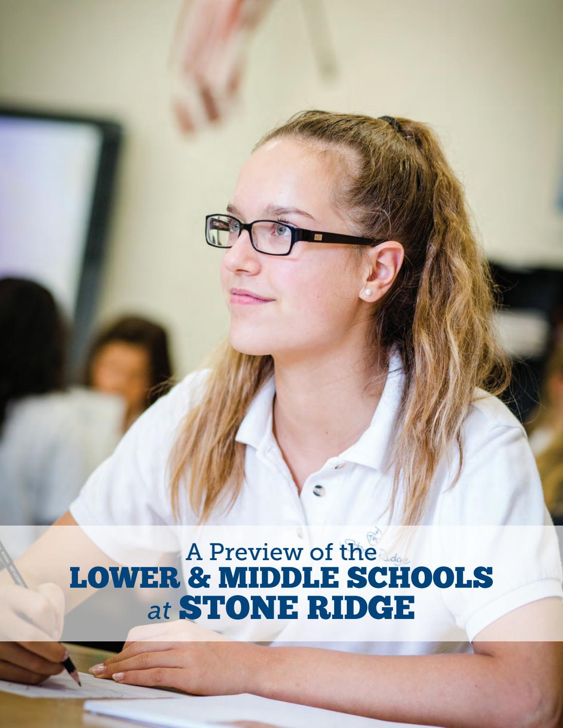 Stone Ridge Lower and Middle School Preview Book 2017 by Stone Ridge ...