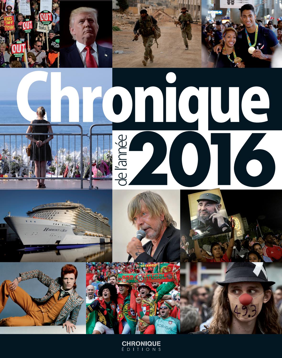 Chronique de l'année 2016 by Fleurus Editions - Issuu