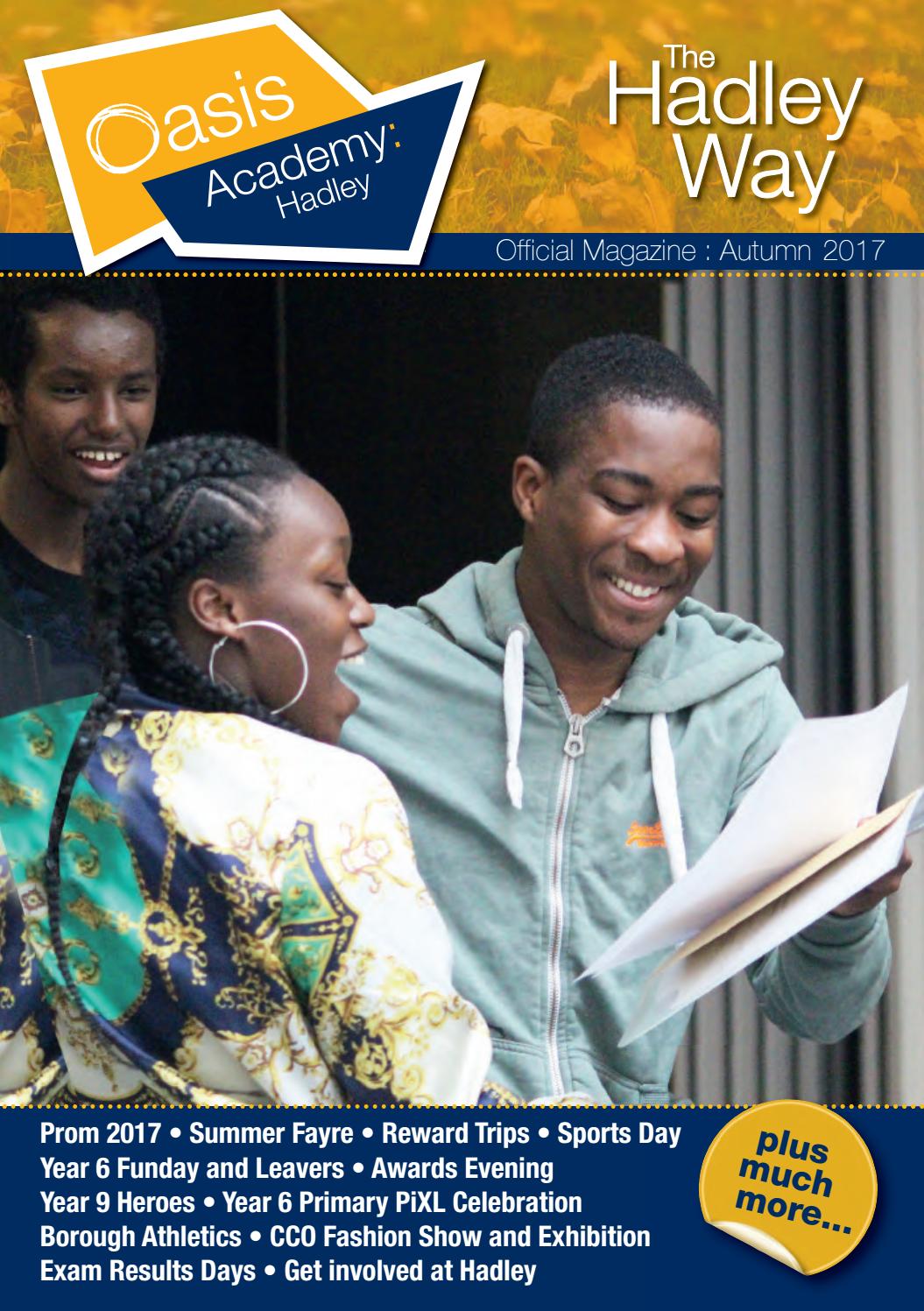 Oasis academy hadley autumn1 2017 by Oasis Community Learning - Issuu