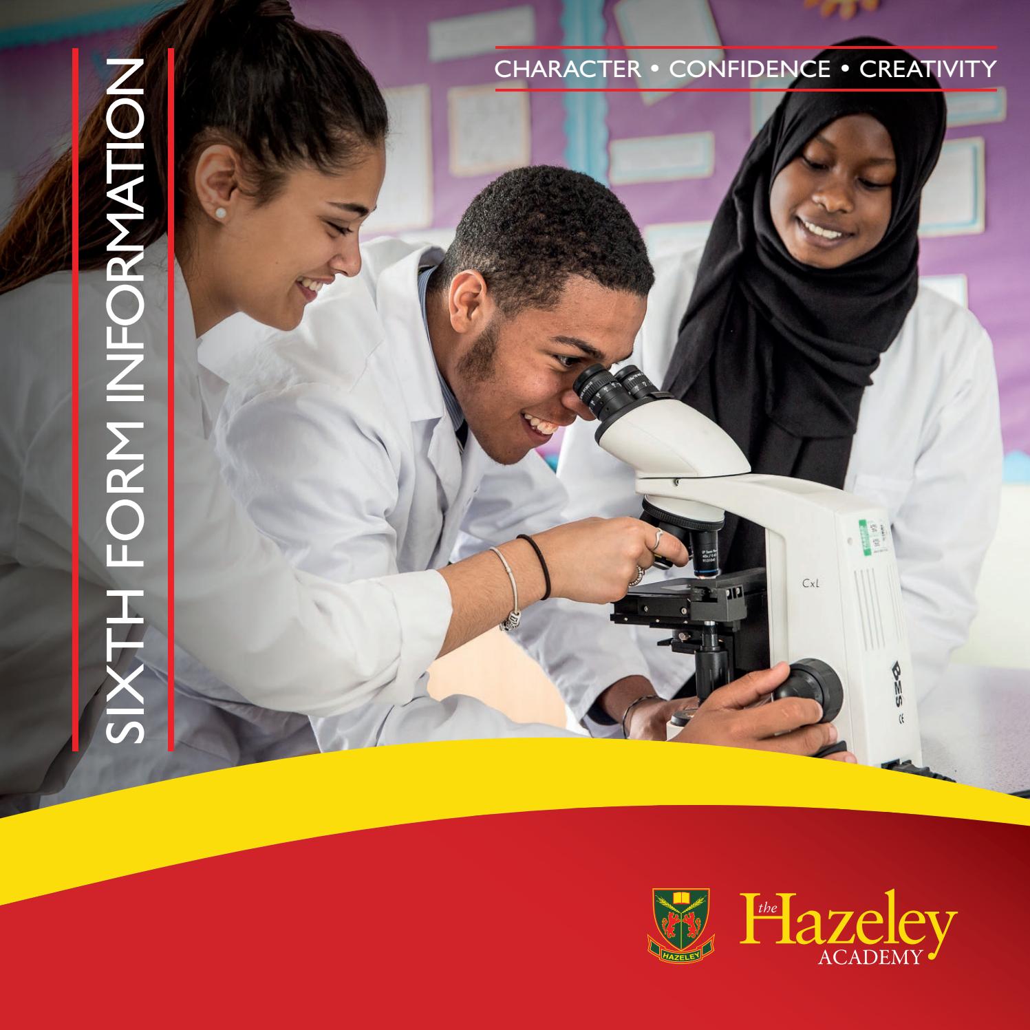 Hazeley Academy Sixth Form Information Booklet by W S A - Issuu